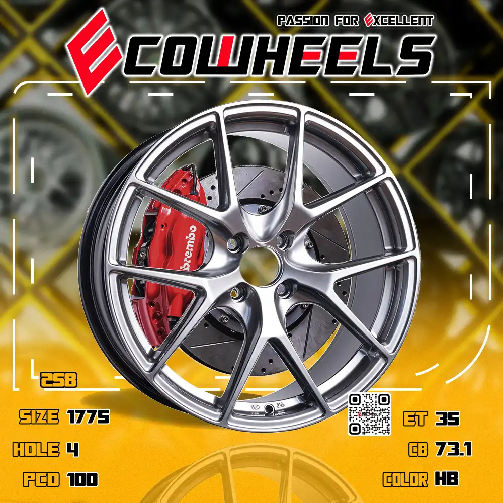 Bbs wheels | f1-r 17 inch 4H100 - Ecowheels